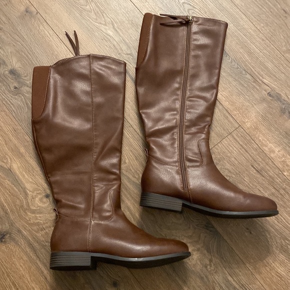 Target | Shoes | Knee High 9w Brown Target Boots Worn One Time | Poshmark